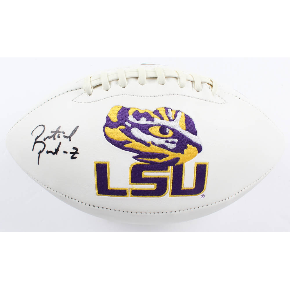 Patrick Peterson Signed LSU Tigers Logo Football (Radtke COA ...