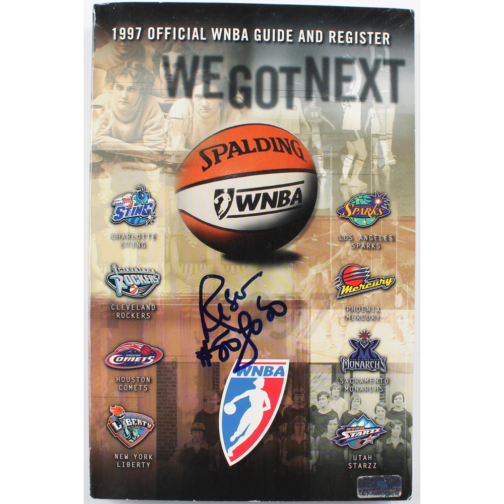Rebecca Lobo Signed "1997 Official WNBA Guide And Register" Soft Cover ...