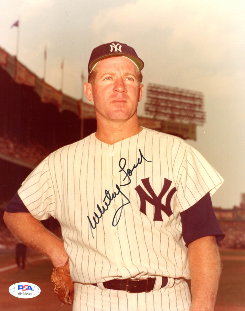 Whitey Ford Signed Yankees 8x10 Photo (PSA COA) | Pristine Auction