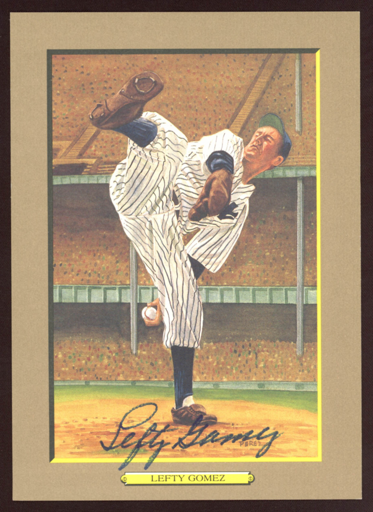 Lefty Gomez Signed LE 1985-97 Perez-Steele Great Moments #44 (JSA COA ...