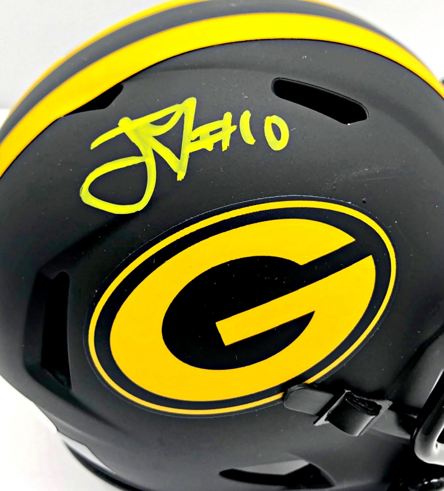 Jordan Love Signed Packers Eclipse Alternate Speed Mini Helmet (Beckett ...