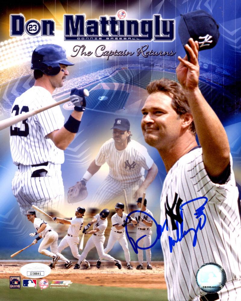 Don Mattingly Signed Yankees 8x10 Photo (JSA COA) | Pristine Auction