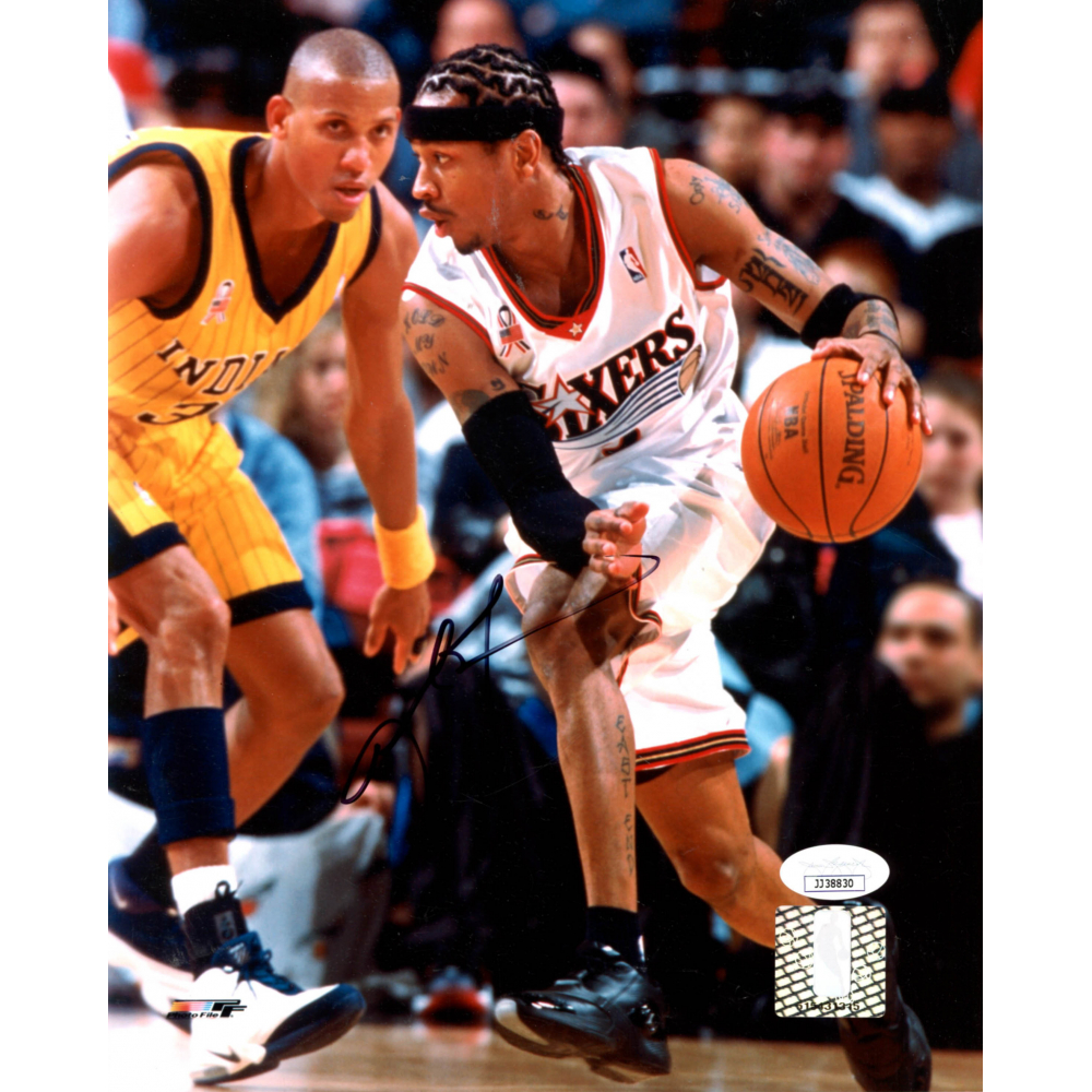 Allen Iverson Signed 76ers 8x10 Photo (JSA COA) | Pristine Auction