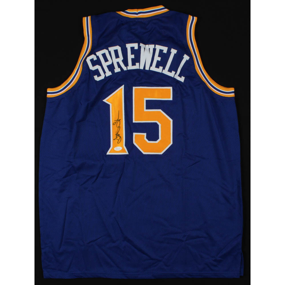 Latrell Sprewell Signed Jersey (JSA COA) | Pristine Auction