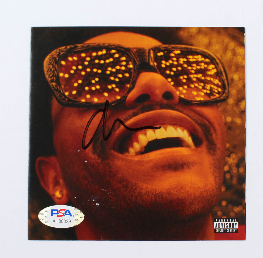 The Weeknd Signed 4.5x4.5 CD Album Cover (PSA COA) | Pristine Auction