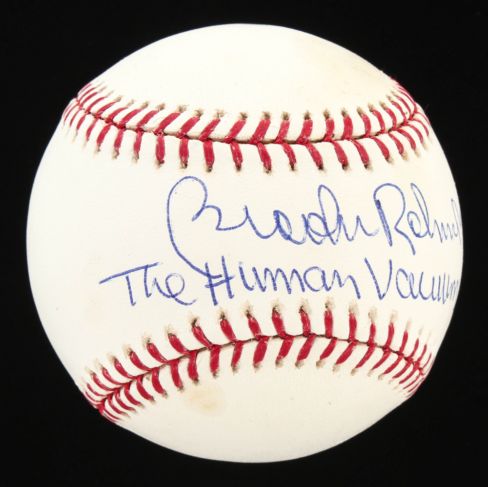 Brooks Robinson Signed OML Baseball Inscribed "The Human Vacuum Cleaner ...