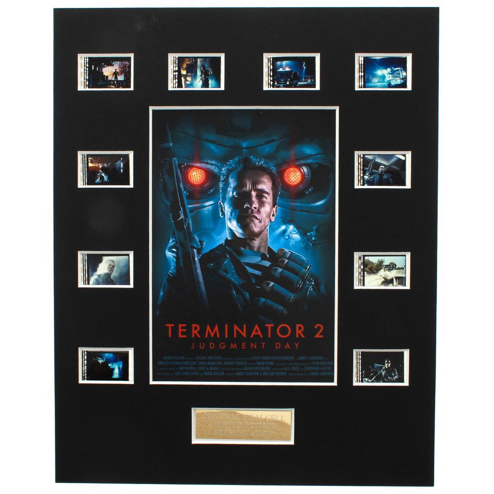 "Terminator 2" LE 8x10 Custom Matted Original Film / Movie Cell Display ...
