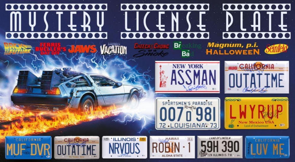 Prime Time Signatures License Plate Mystery Box Series 3 | Pristine Auction