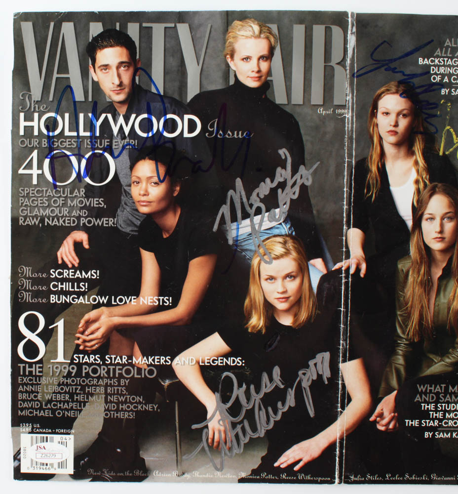 Hollywood Stars Magazine Cover Signed by (12) with Reese Witherspoon ...