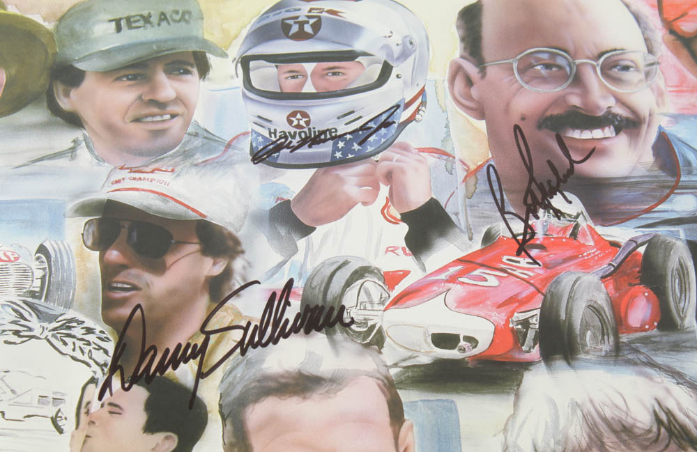 Racing Legends 18x24 Lithograph Signed by (11) with Danny Sullivan ...