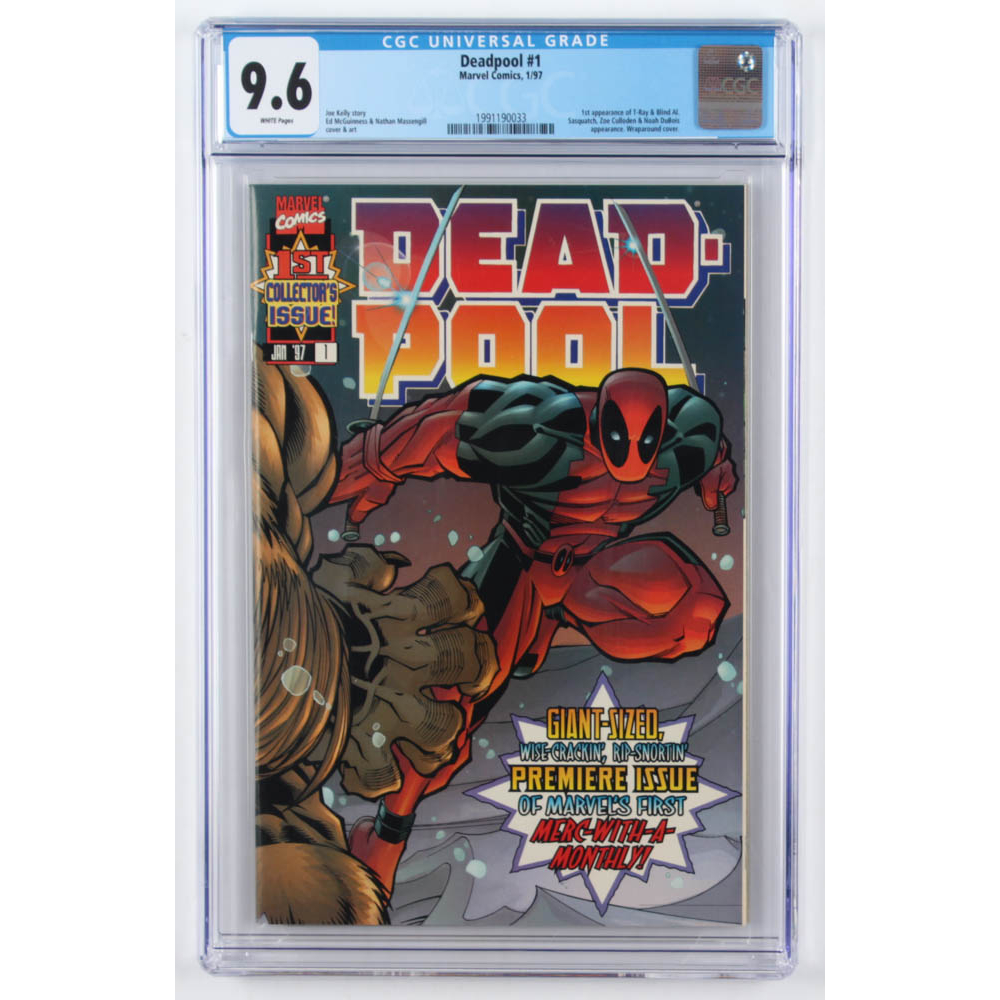 1997 "Deadpool" Issue #1 Marvel Comic Book (CGC 9.6) | Pristine Auction