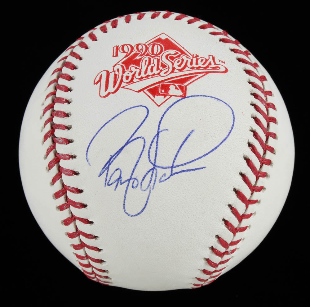 Barry Larkin Signed Official 1990 World Series Baseball (JSA COA ...