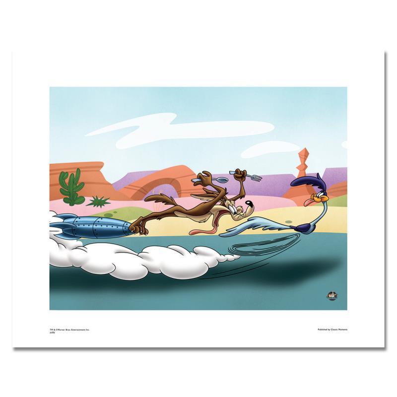 Warner Bros. "Desert Chase" Numbered LE 16x20 Giclee | Pristine Auction