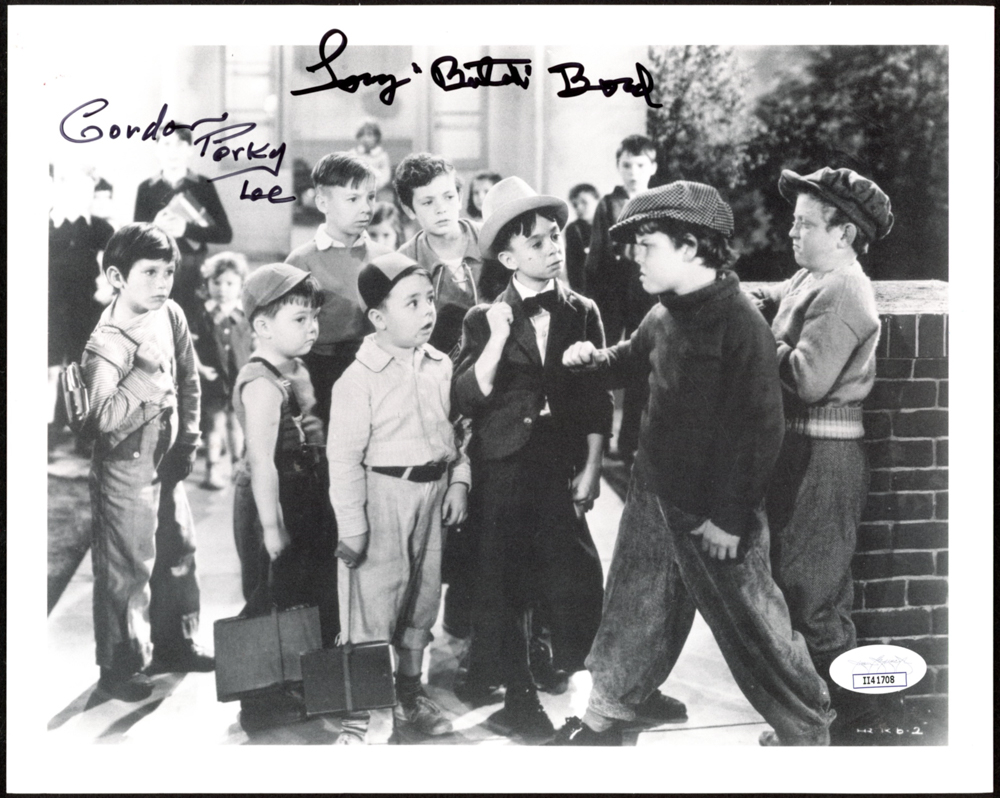 Gordon "Porky" Lee & Tommy "Butch" Bond Signed "Our Gang" 8x10 Photo ...
