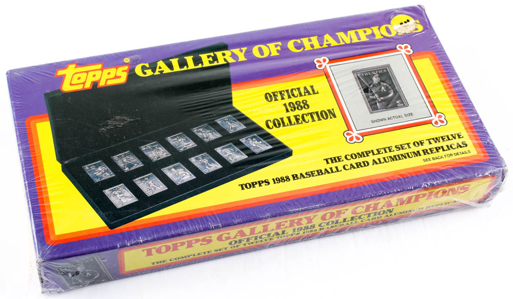 Factory Sealed 1988 Topps Gallery of Champions Complete Set of (12 ...