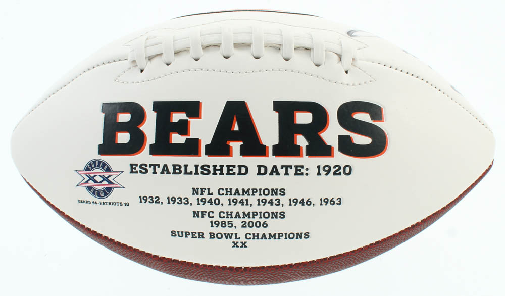 William Perry Signed Bears Logo Football (JSA COA) | Pristine Auction