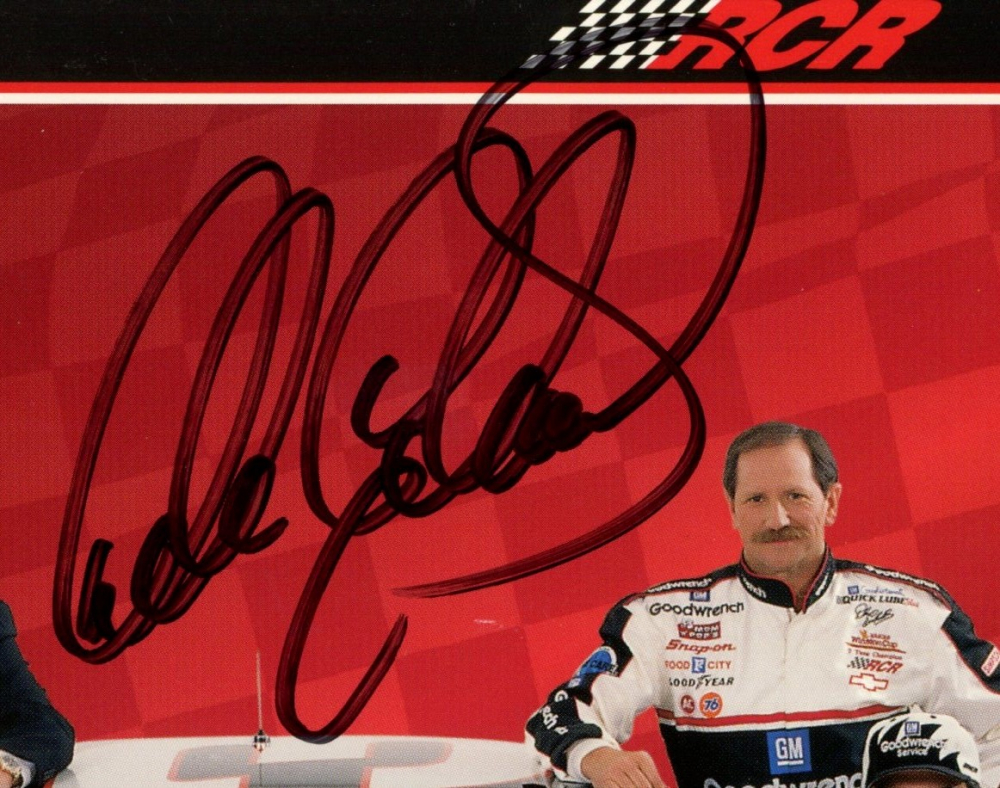 Dale Earnhardt Signed NASCAR 8x10 Photo (PSA LOA) | Pristine Auction
