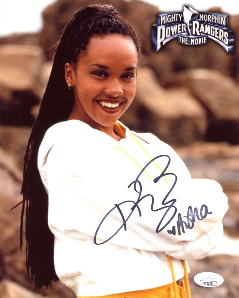 Karan Ashley Signed "Mighty Morphin Power Rangers" 8x10 Photo Inscribed ...