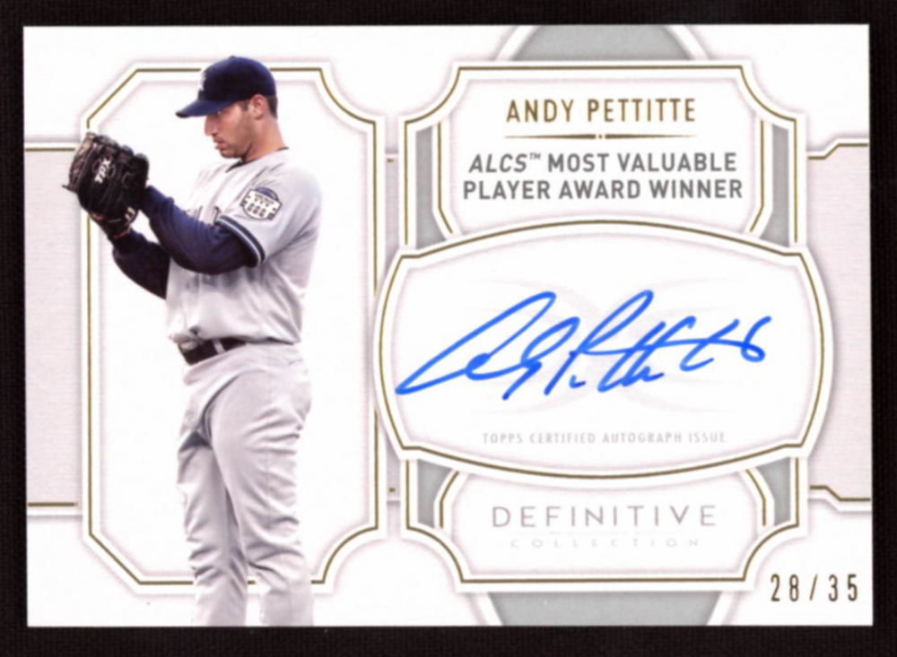 Andy Pettitte 2020 Topps Definitive Collection Legendary Autographs # ...