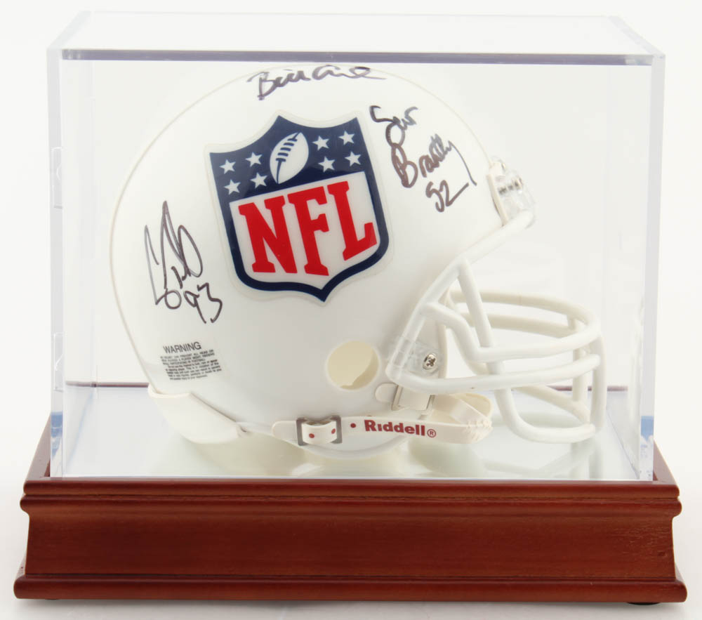 NFL Logo Mini Helmet Signed by (6) with Keith Byars, Freeman McNeil ...