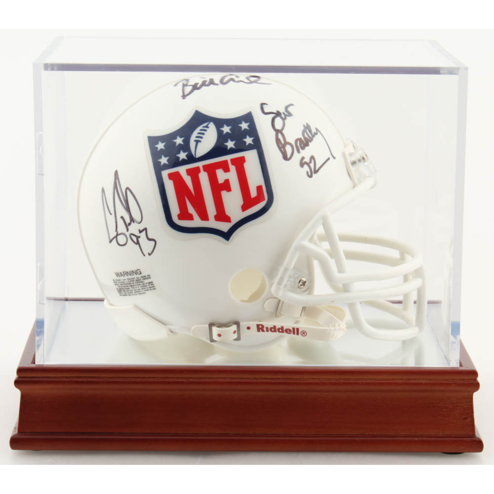 NFL Logo Mini Helmet Signed by (6) with Keith Byars, Freeman McNeil ...