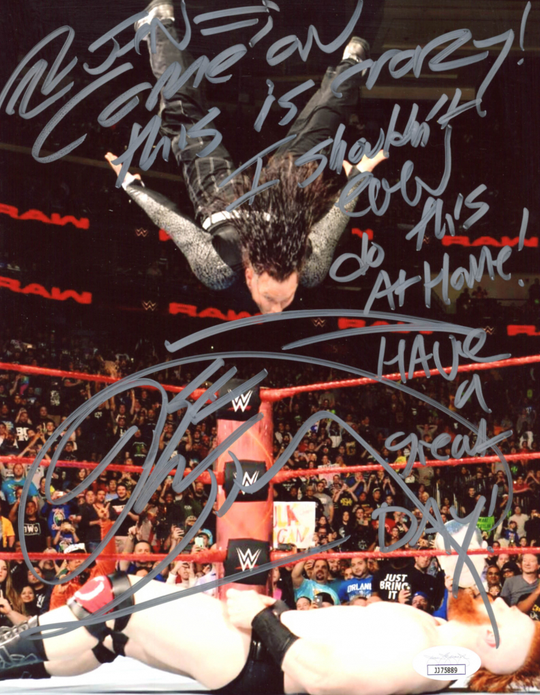 Jeff Hardy Signed WWE 8x10 Photo with Extensive Inscription (JSA ...