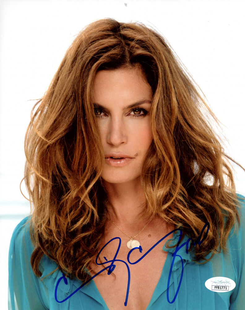 Cindy Crawford Signed 8x10 Photo (JSA COA) | Pristine Auction