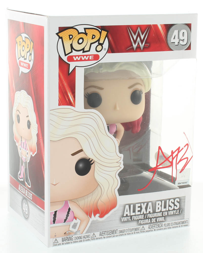 Alexa Bliss Signed "WWE" #49 Funko Pop! Vinyl Figure (PSA Hologram ...