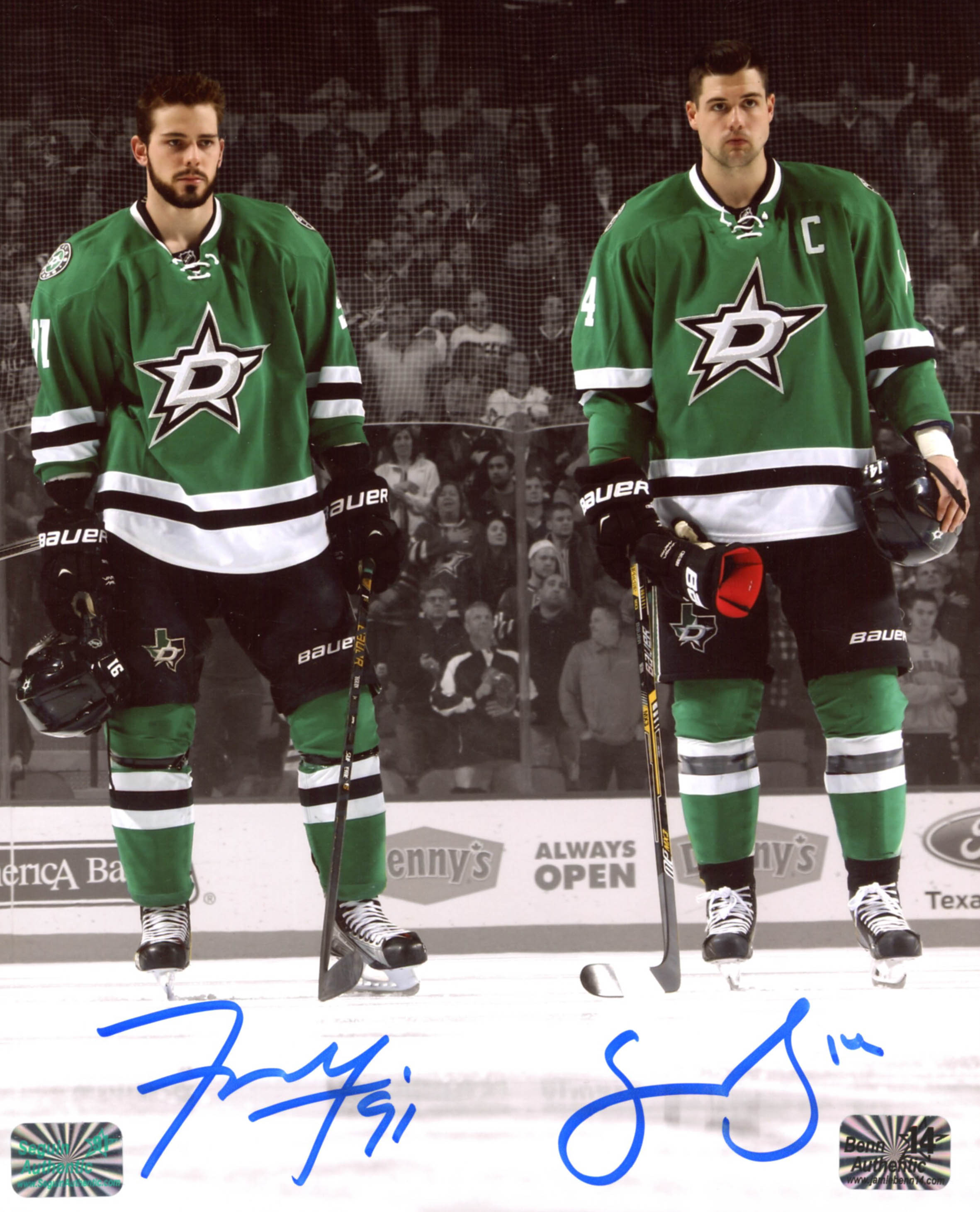 Jamie Benn & Tyler Seguin Signed 8x10 Photo (Benn COA & Seguin COA ...