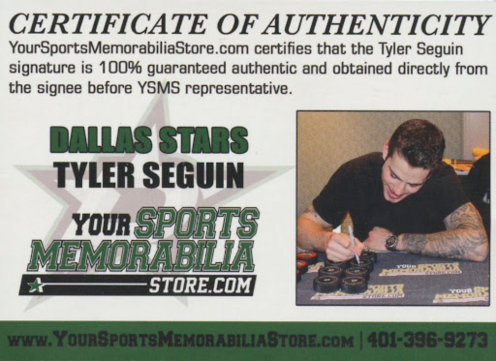 Jamie Benn & Tyler Seguin Signed 8x10 Photo (Benn COA & Seguin COA ...