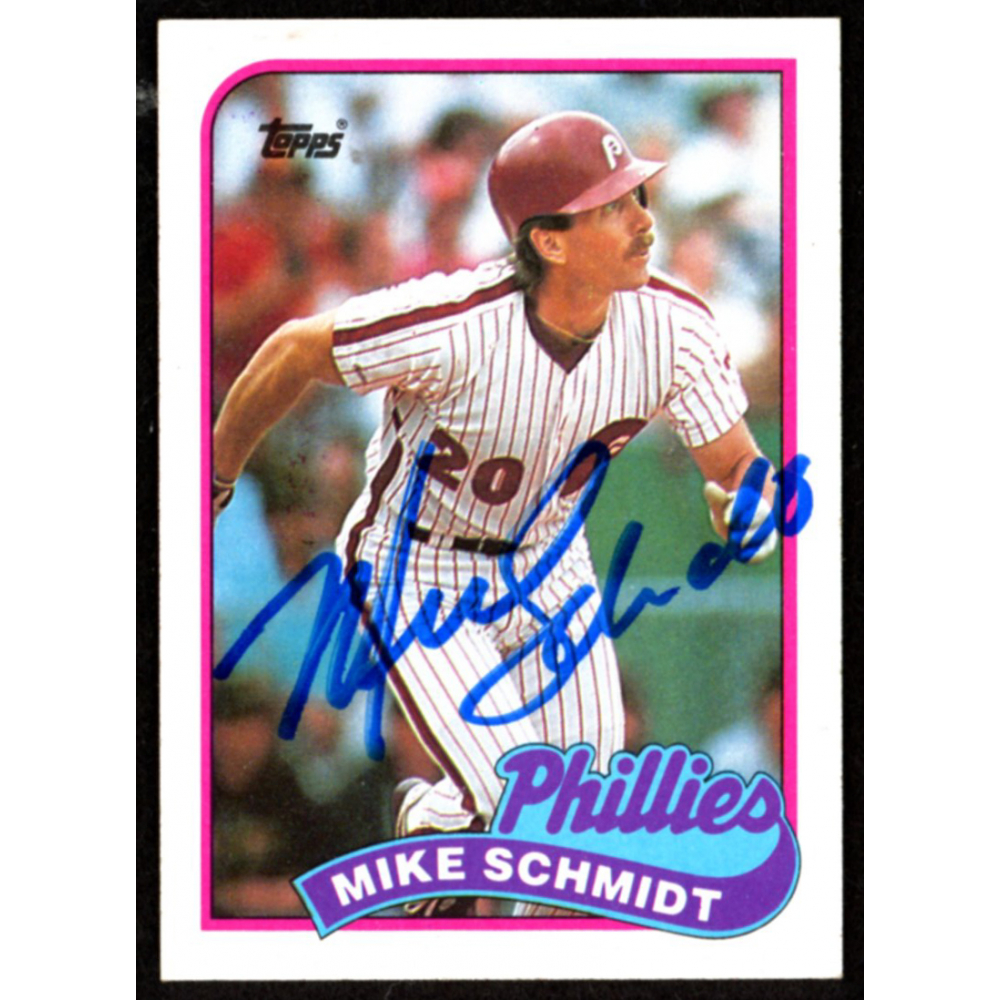Mike Schmidt Signed 1989 Topps #100 (JSA COA) | Pristine Auction