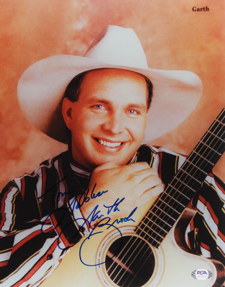 Garth Brooks Signed 11x14 Photo Inscribed "God Bless" (PSA) | Pristine ...