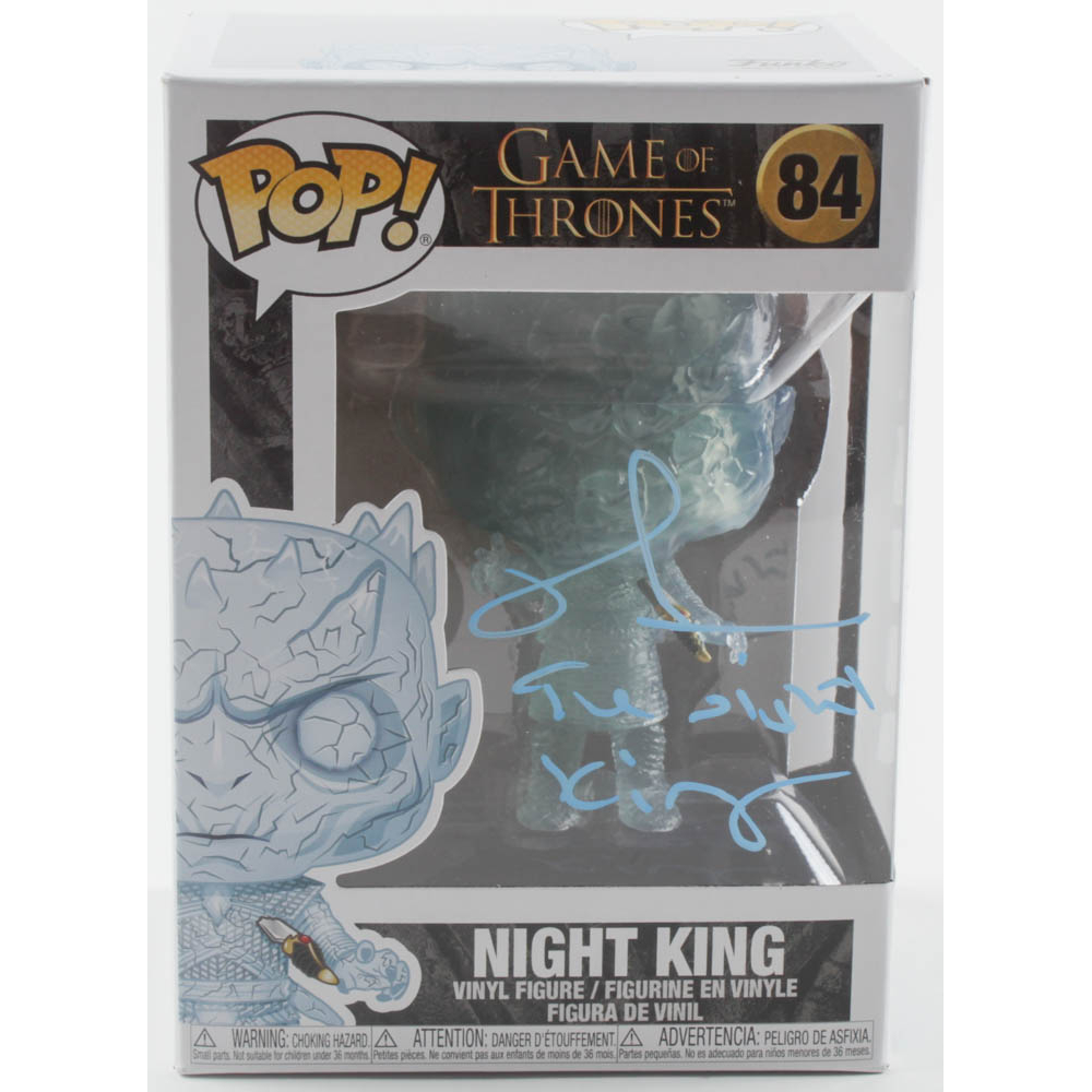 Richard Brake Signed "Game of Thrones" Night King #84 Funko Pop! Vinyl ...