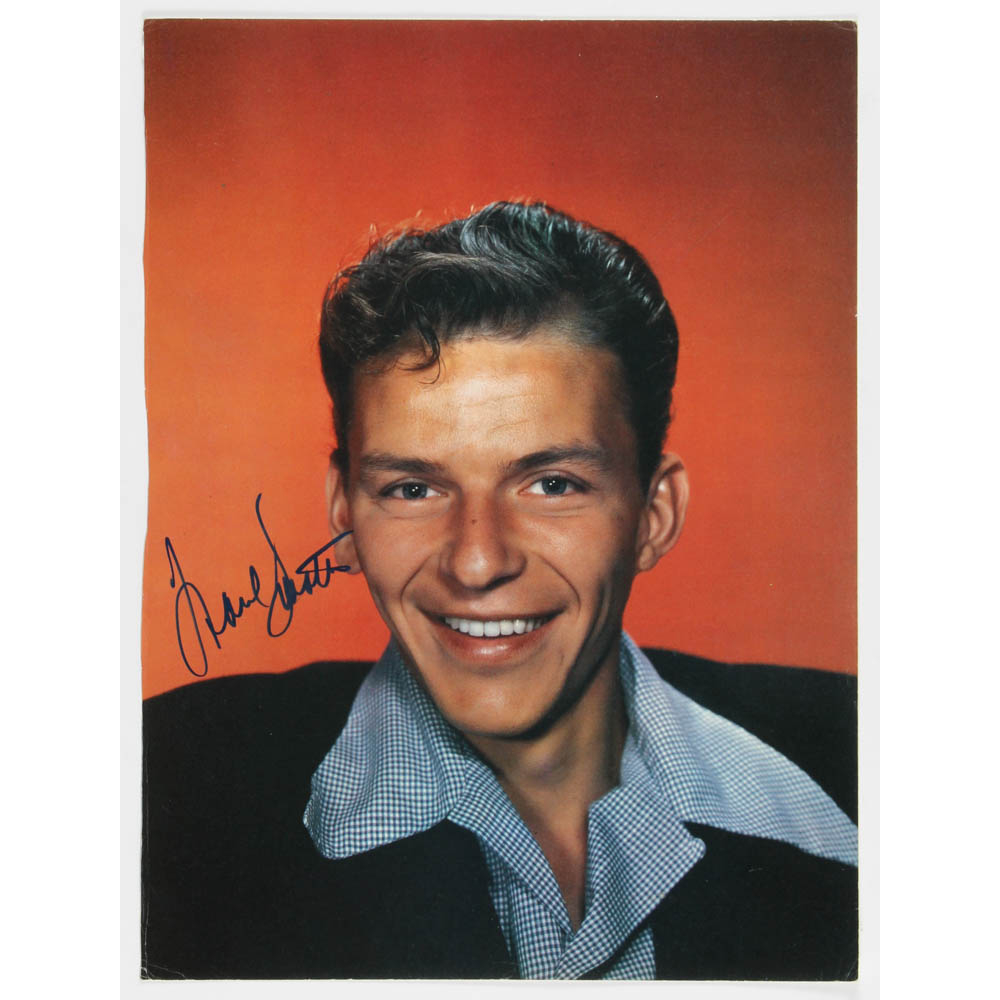 Frank Sinatra Signed 9x12 Photo (PSA) | Pristine Auction