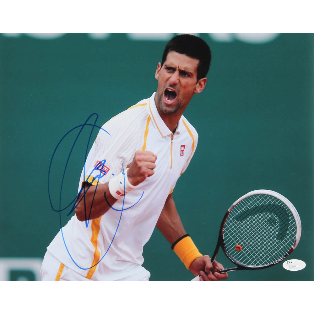 Novak Djokovic Signed 11x14 Photo (JSA COA) | Pristine Auction