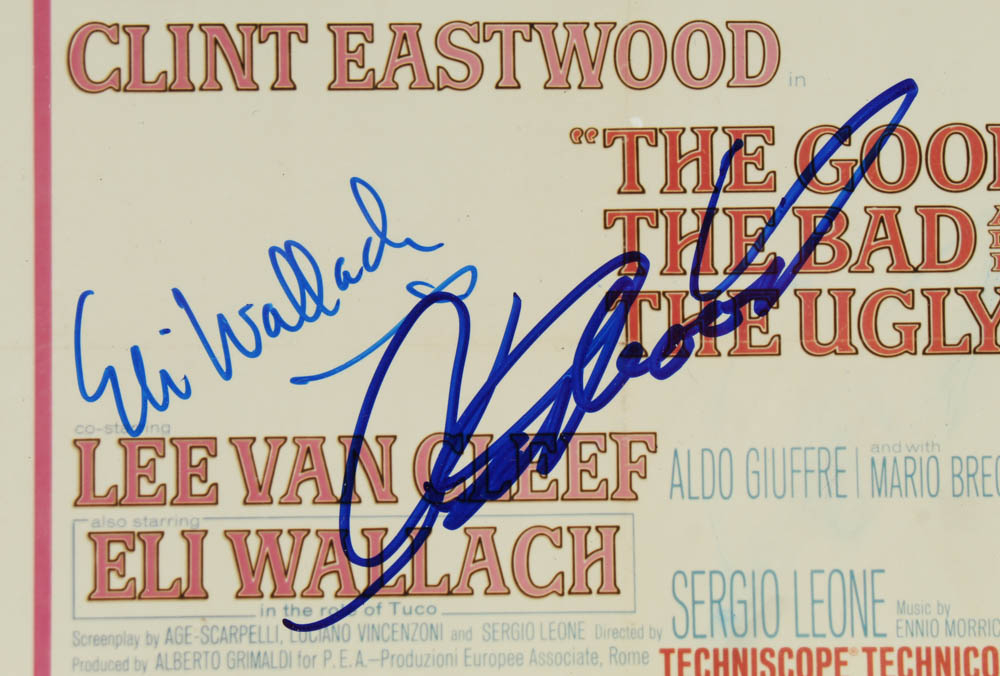 Clint Eastwood & Eli Wallach Signed "The Good, the Bad and the Ugly ...