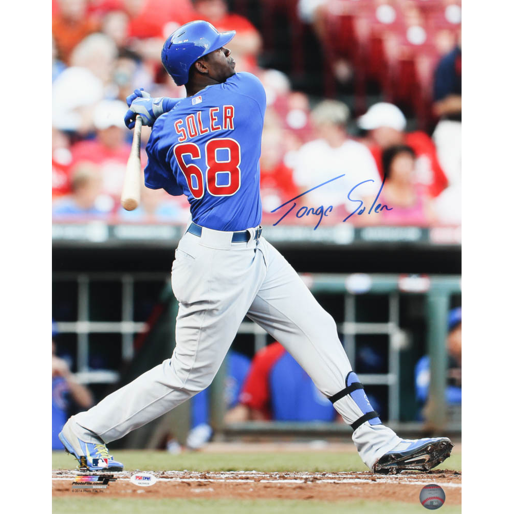 Jorge Soler Signed Cubs 16x20 Photo (PSA COA) | Pristine Auction