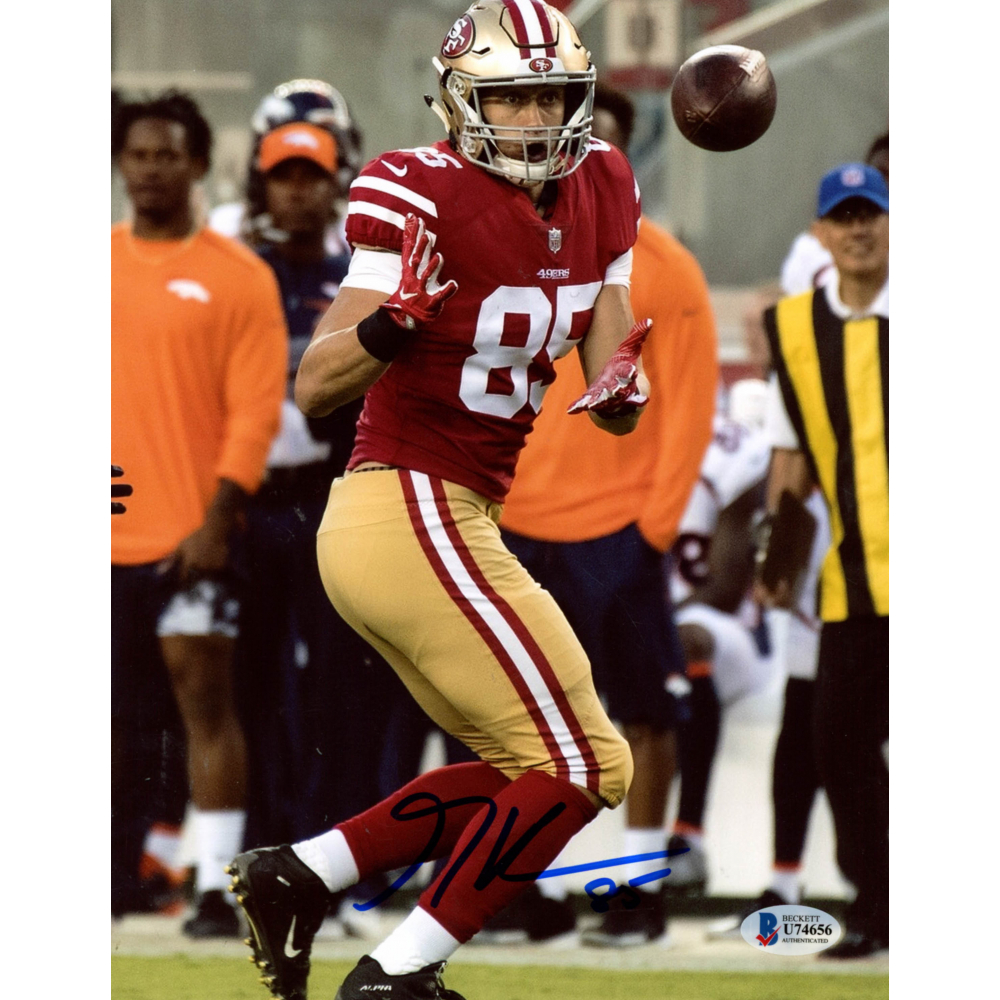 George Kittle Signed 49ers 8x10 Photo (Beckett COA) | Pristine Auction