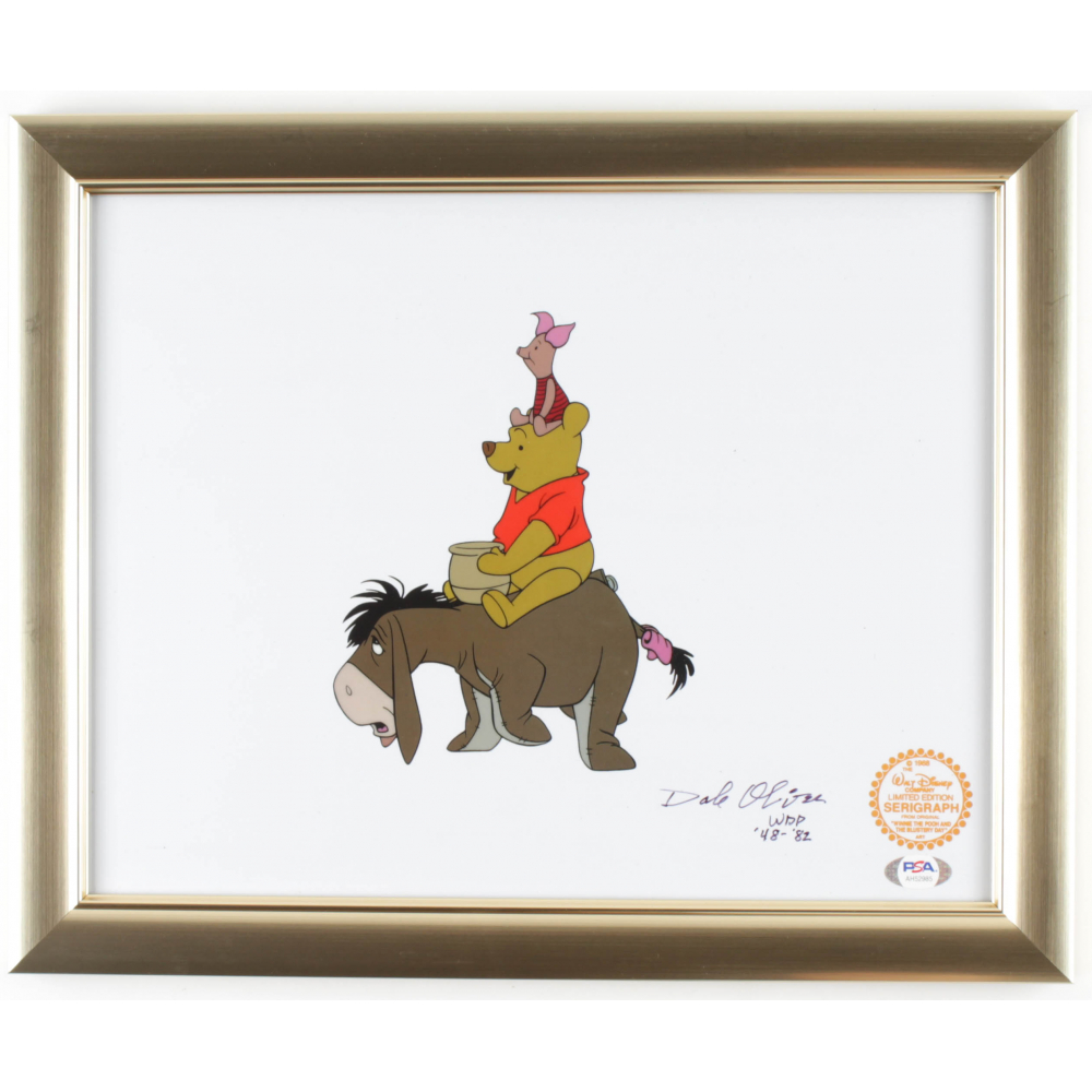 Dale Oliver Signed "Winnie the Pooh and the Blustery Day" 13x16 Custom ...