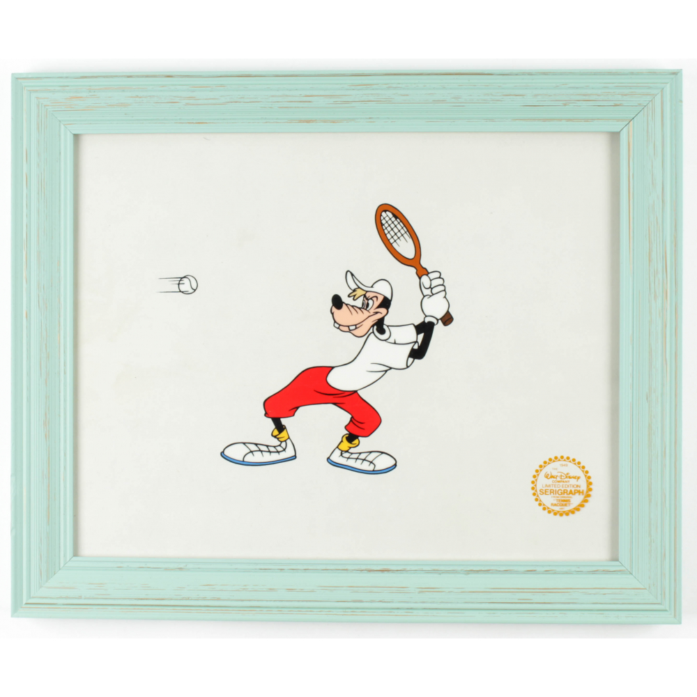 "Tennis Racquet" 13.5x16.5 Custom Framed Disney Animation Cel Display ...