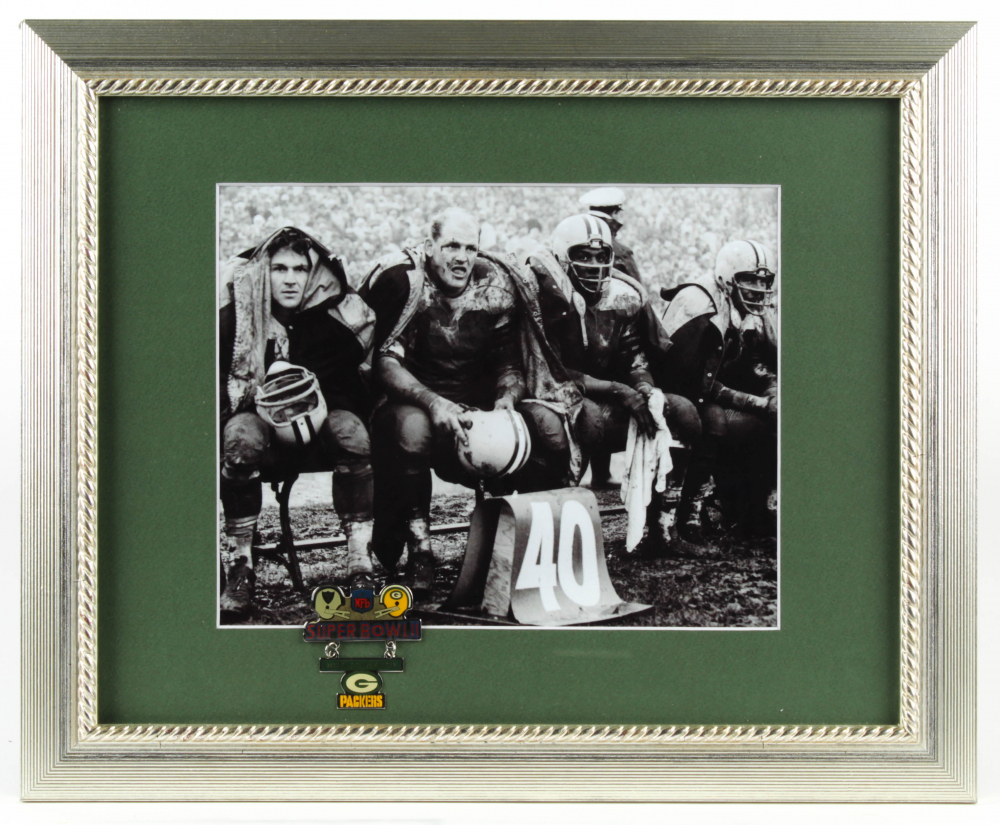 Ray Nitschke & The Packers Defense 13x16 Custom Framed Photo Display ...