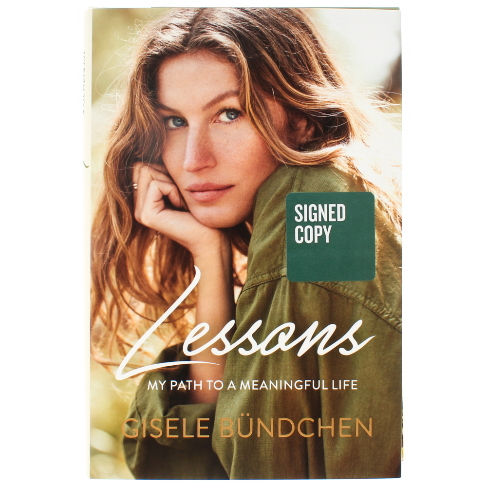 Gisele Bundchen Signed "Lessons" Hardcover Book (JSA COA) | Pristine ...