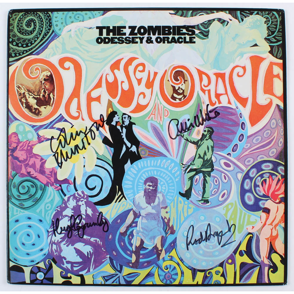 The Zombies "Odessey & Oracle" Vinyl Record Album Cover Band-Signed By ...