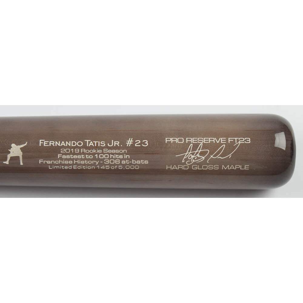 LE Fernando Tatis Jr. Victus Pro Preserve Ft23 Custom Engraved Baseball Bat | Pristine Auction