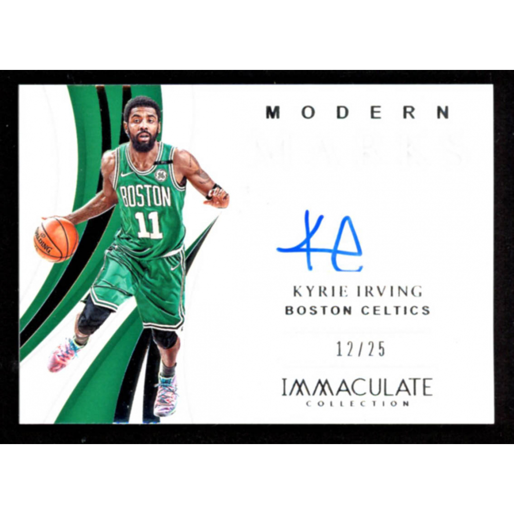 Kyrie Irving 2018-19 Immaculate Collection Modern Marks Autographs #39 ...
