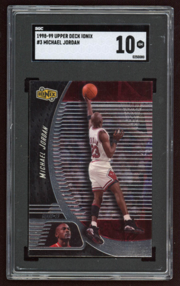 Michael Jordan 1998-99 UD Ionix #3 (SGC 10) | Pristine Auction