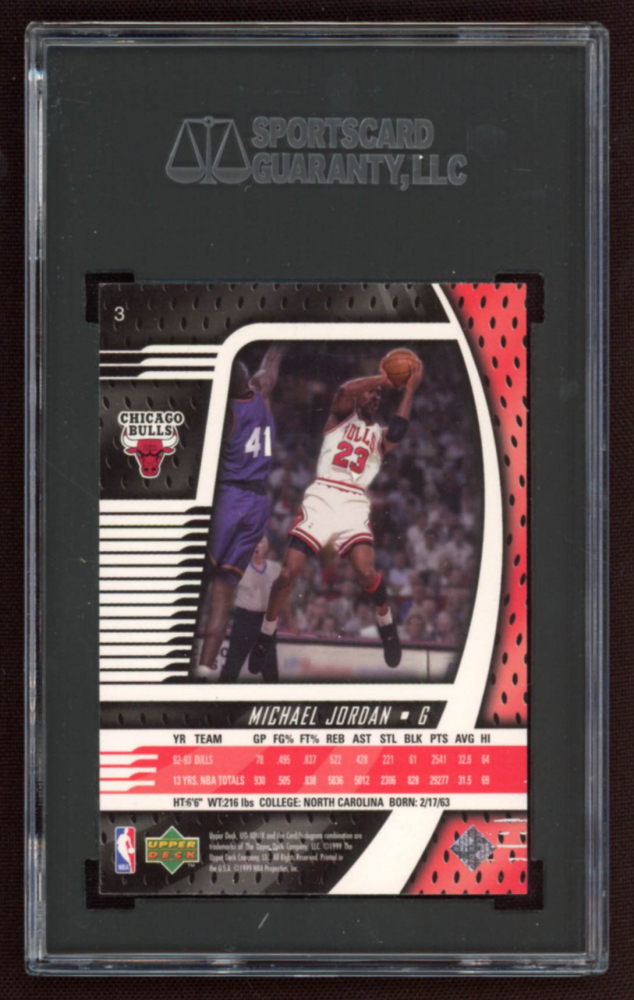 Michael Jordan 1998-99 UD Ionix #3 (SGC 10) | Pristine Auction