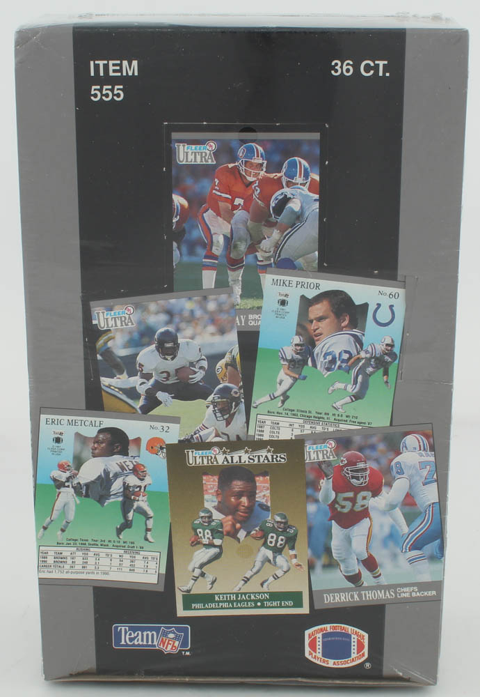 1991 Fleer Ultra Football Hobby Box of (36) Packs | Pristine Auction
