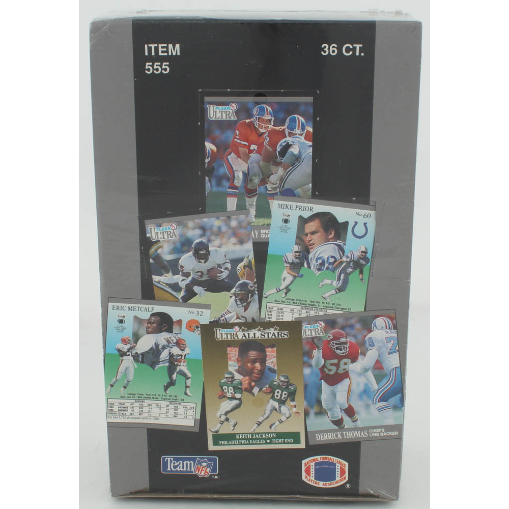 1991 Fleer Ultra Football Hobby Box of (36) Packs | Pristine Auction
