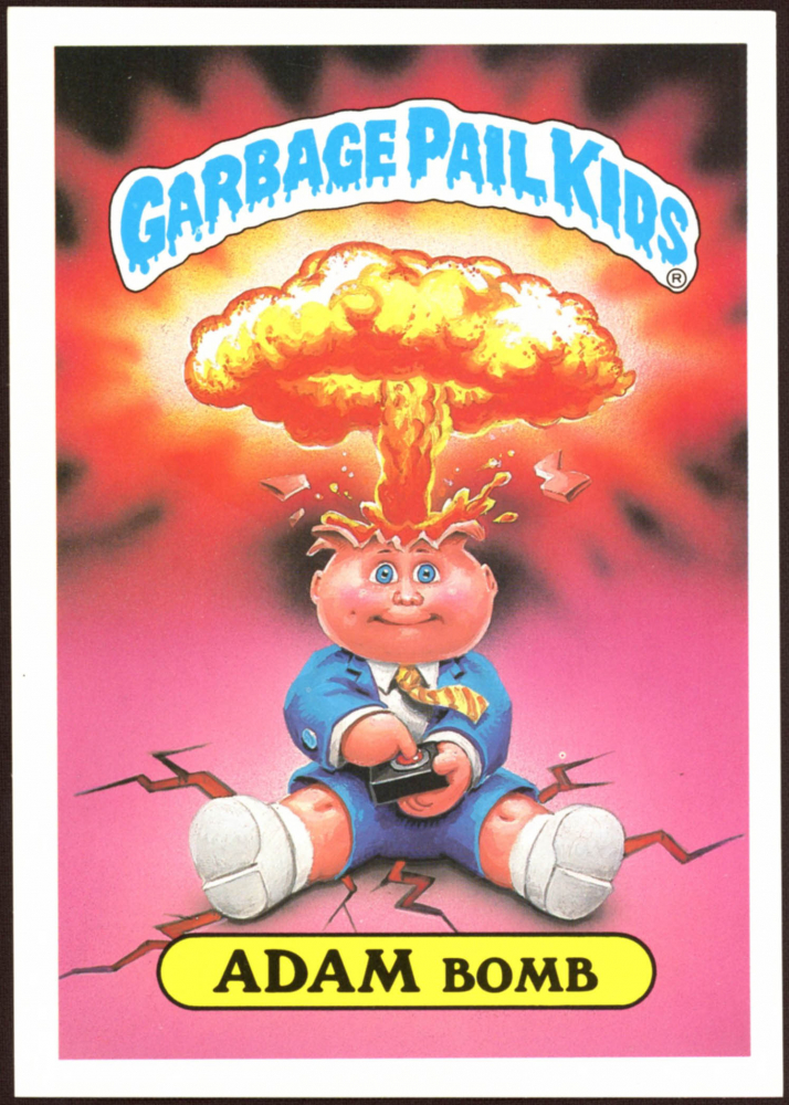 1986 Garbage Pail Kids Giant Series One #8 Adam Bomb | Pristine Auction